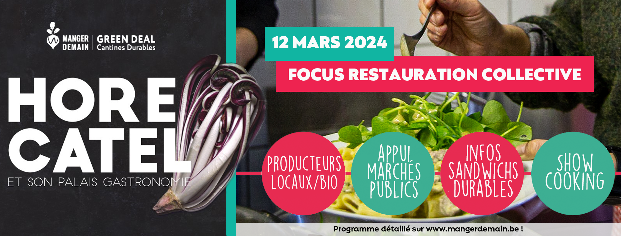 Focus restauration collective au Salon HORECATEL - Manger Demain